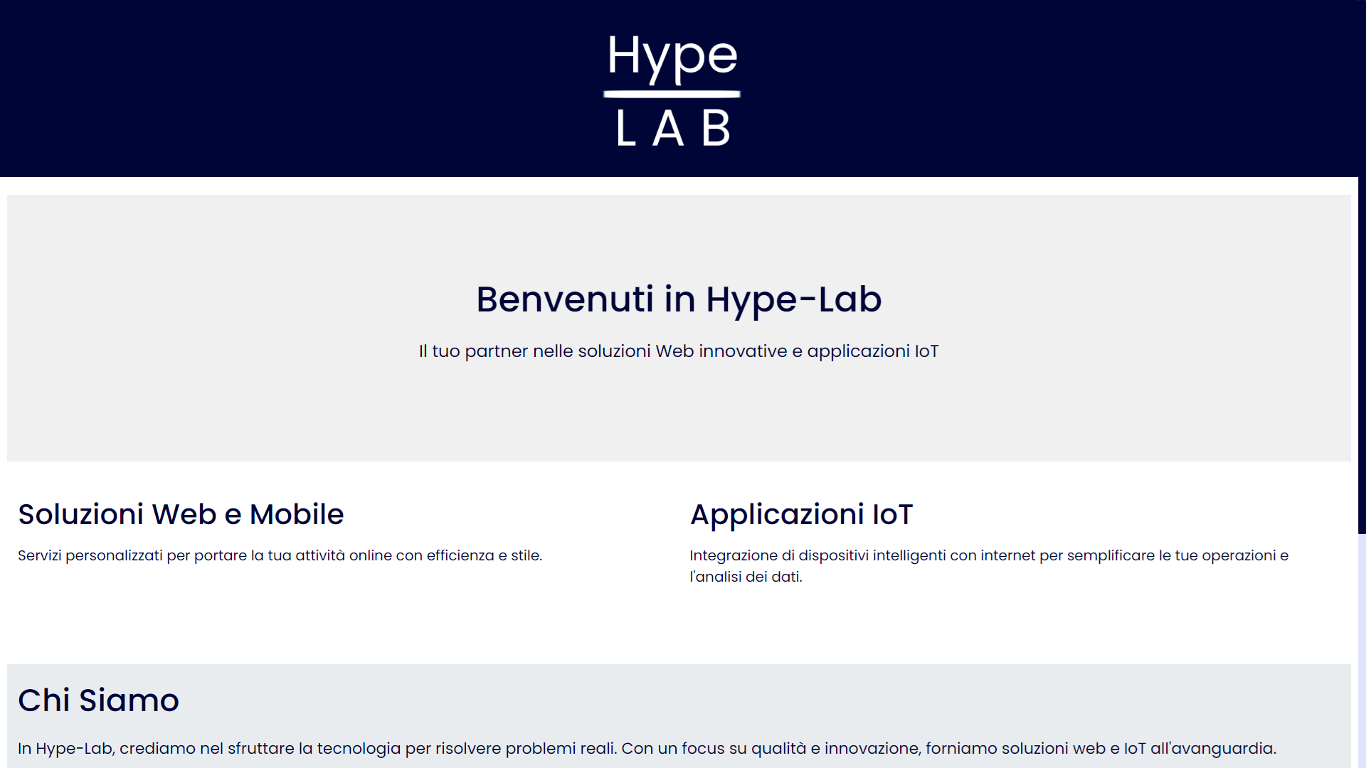 Hype-Lab | Soluzioni Web e IoT
